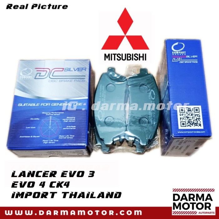 Jual KAMPAS REM DEPAN LANCER EVO 3 EVO 4 CK4 IMPORT THAILAND | Shopee Indonesia