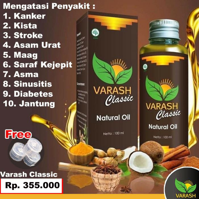 Jual Minyak varash classic natural oil 100 ml booster Kista Miom Benjolan untuk Semua jenis ...
