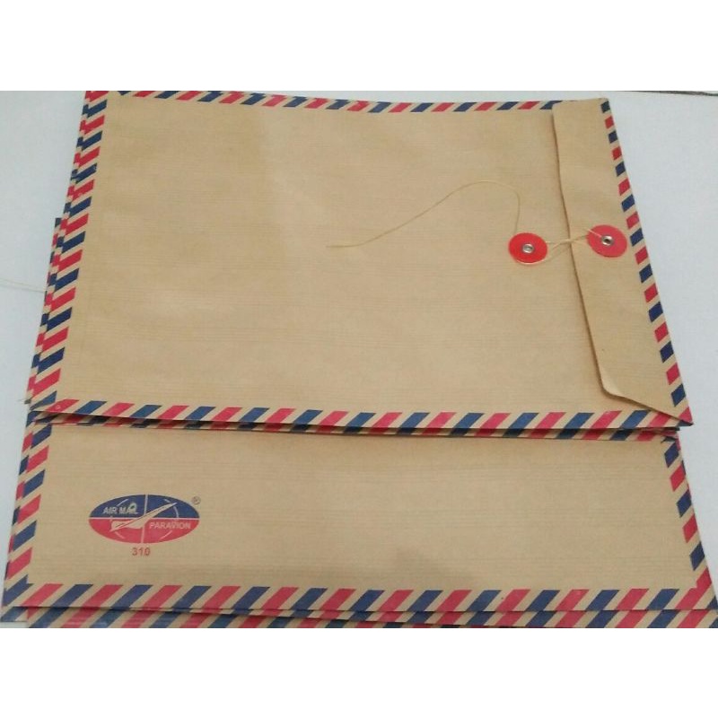 Jual Amplop Coklat Tali Air Mail 10pcs | Shopee Indonesia