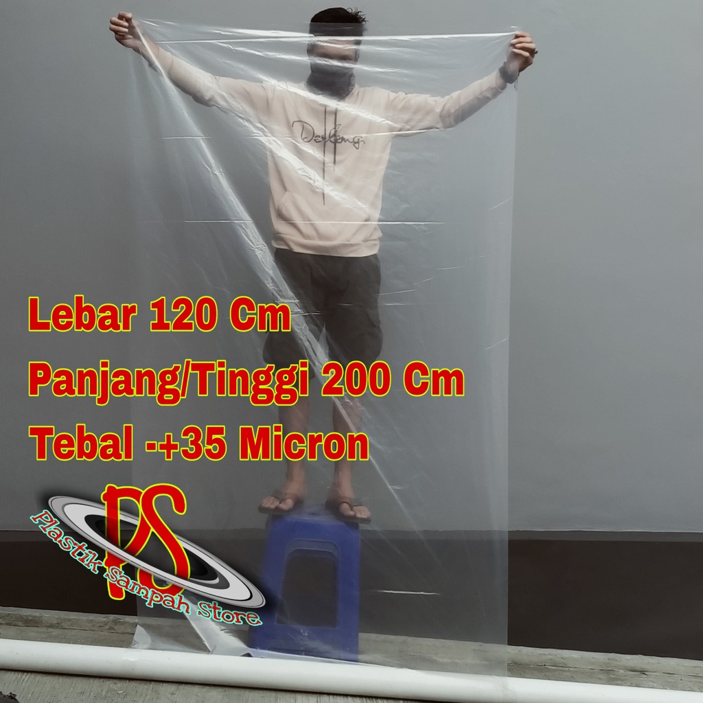 Jual Plastik PE Bening 120 x 200 Cm , Plastik PE 120 x 200 cm / Plastik ...