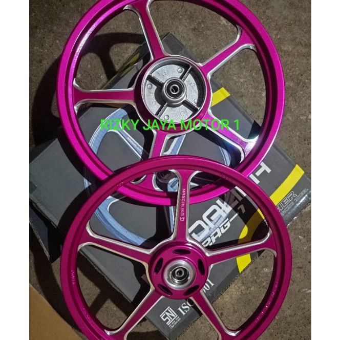 Jual VELG POWER MANDALIKA TROMOL BESAR YAMAHA MODEL ENKEI WARNA PINK ...