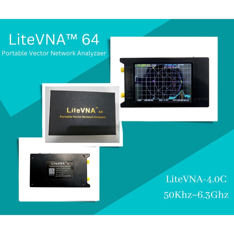 Jual Litevna-64 A Vector 50Khz-6.3Ghz Antena VNA Analyzer 6.3 Ghz Lite | Shopee Indonesia