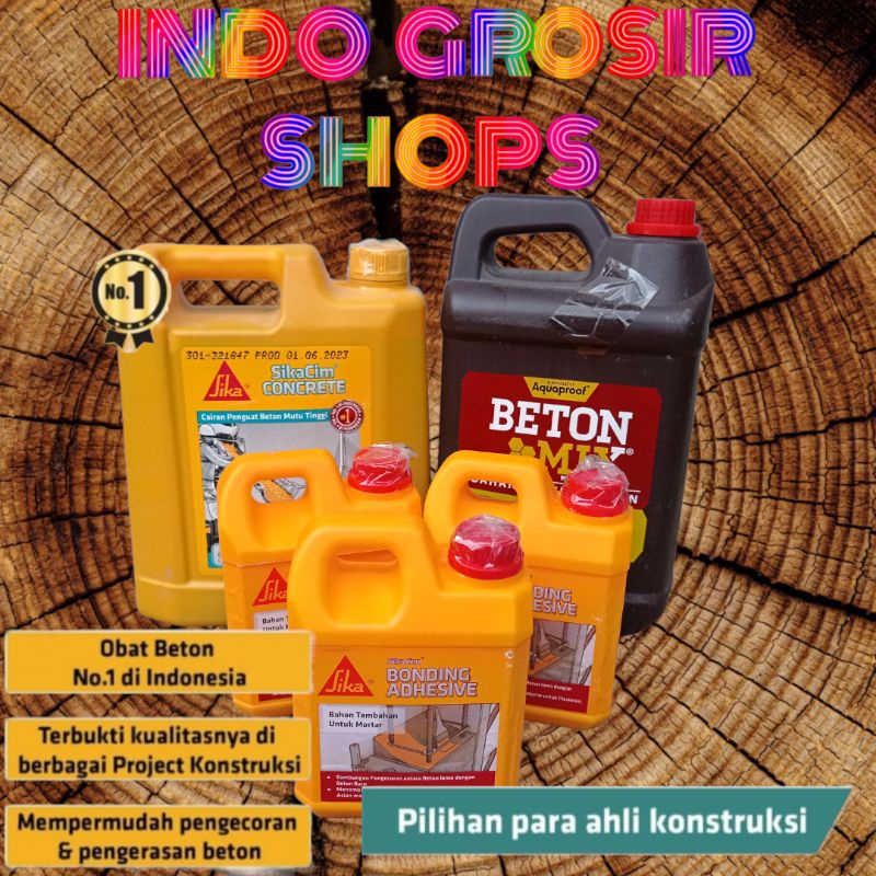Jual Sikacim concrete additive obat cor beton cepat keras cairan 5 ...