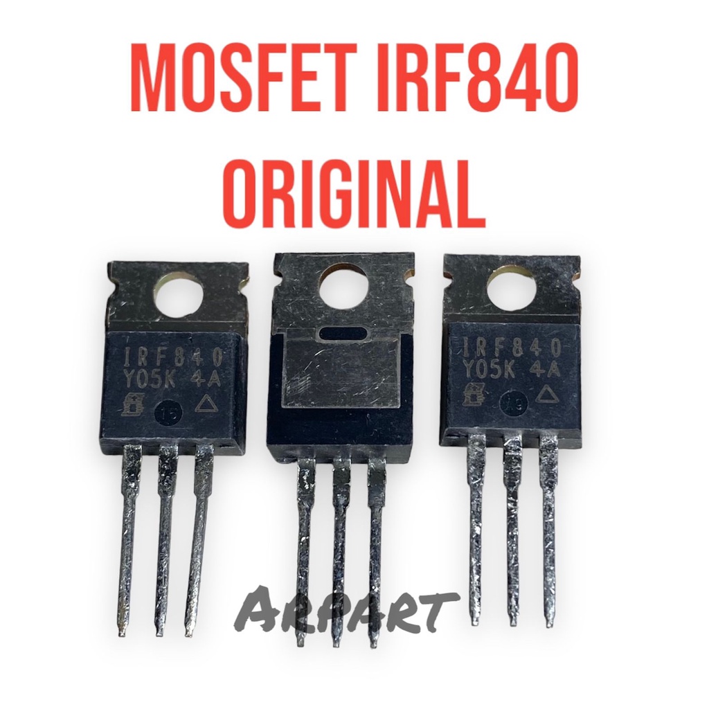Jual mosfet IRF840 N-channel 8A 500V irf 840 original | Shopee Indonesia