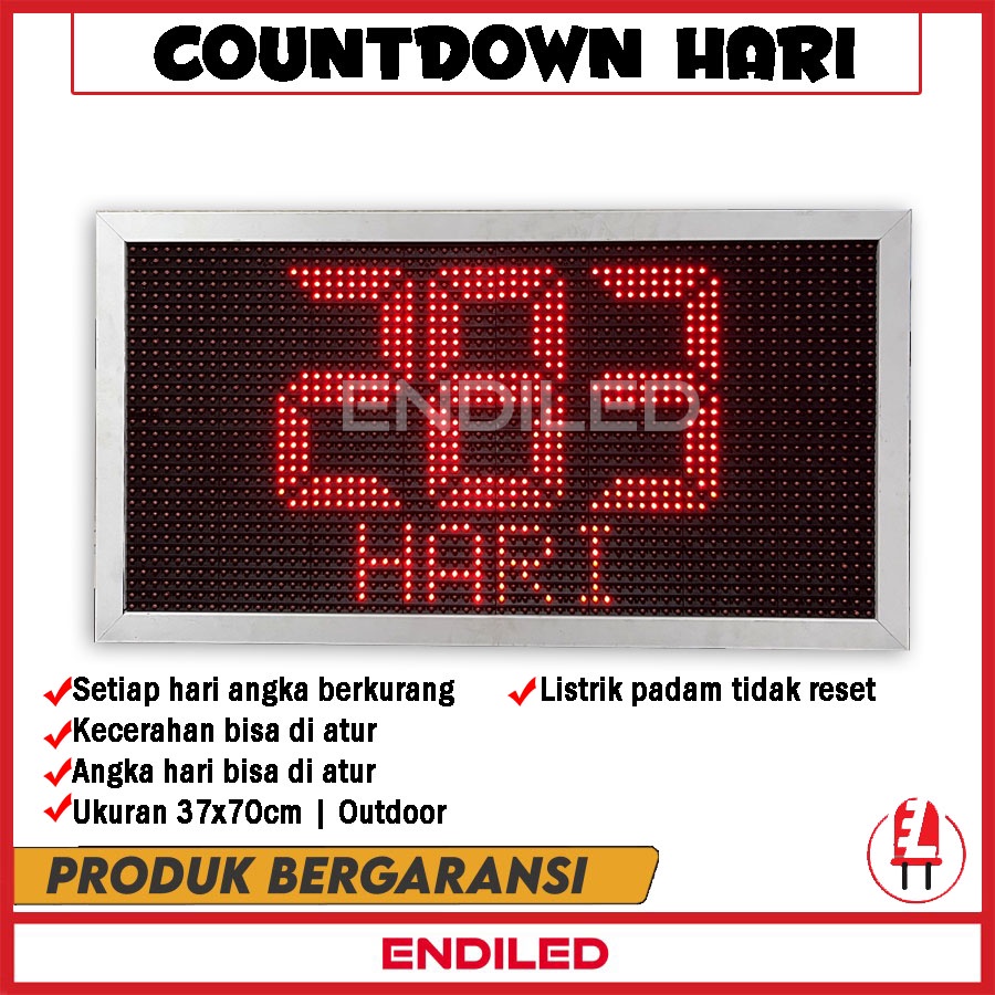 Jual Led Display countdown hari | Shopee Indonesia