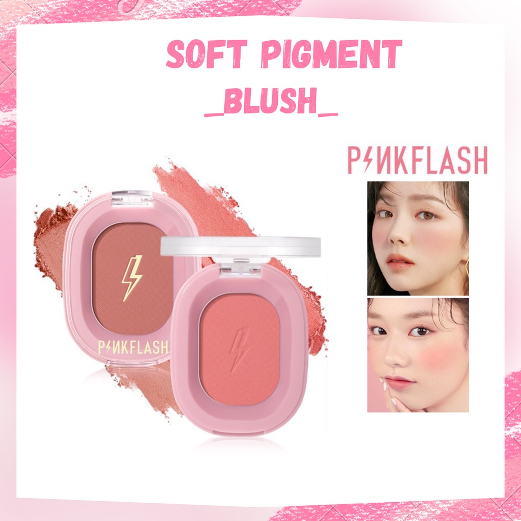 Jual Pinkflash Soft Pigment Blush On | Shopee Indonesia