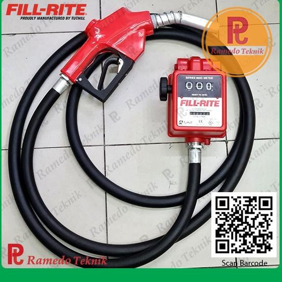 Jual Flow Meter Fill-Rite Series 800C 1 Inch + Nozzle Automatic 1 Inch ...