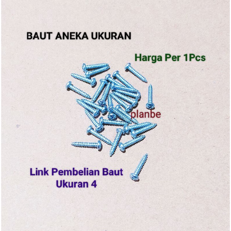 Jual BAUT PAB CUN LANCIP SKRUP SEKRUP UKURAN 4 | Shopee Indonesia