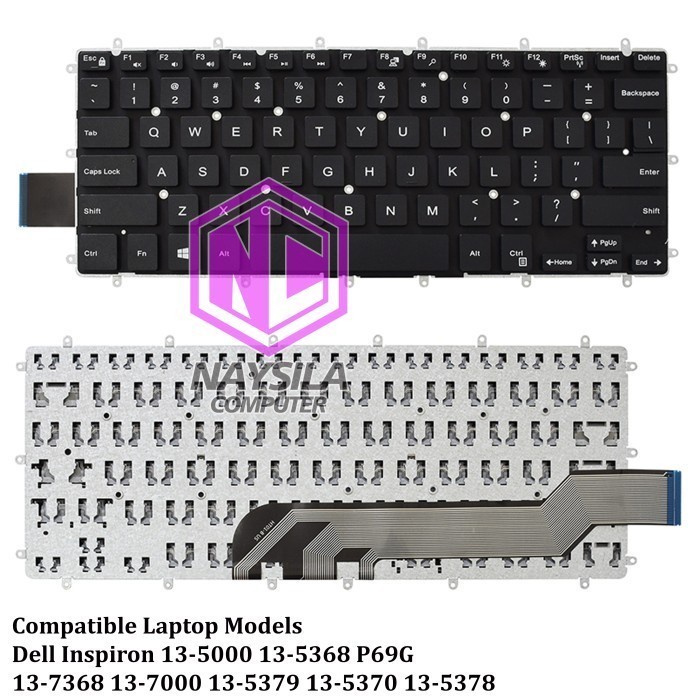 Jual Keyboard Dell P74G 14-7466 14-7472 15-5568 P58F Vostro 14 5468 ...