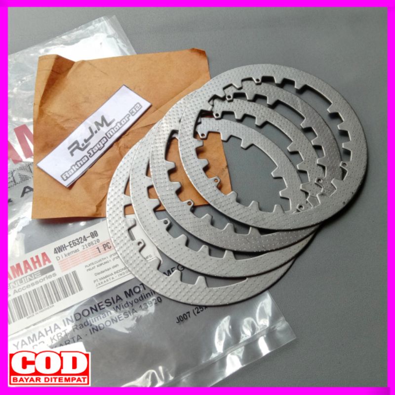 Jual BESI PLAT GESEK KOPLING YAMAHA F1ZR FIZR FISR FORCE ONE FORCE 1 ALFA SIGMA CHAMP/PLAT PELAT ...