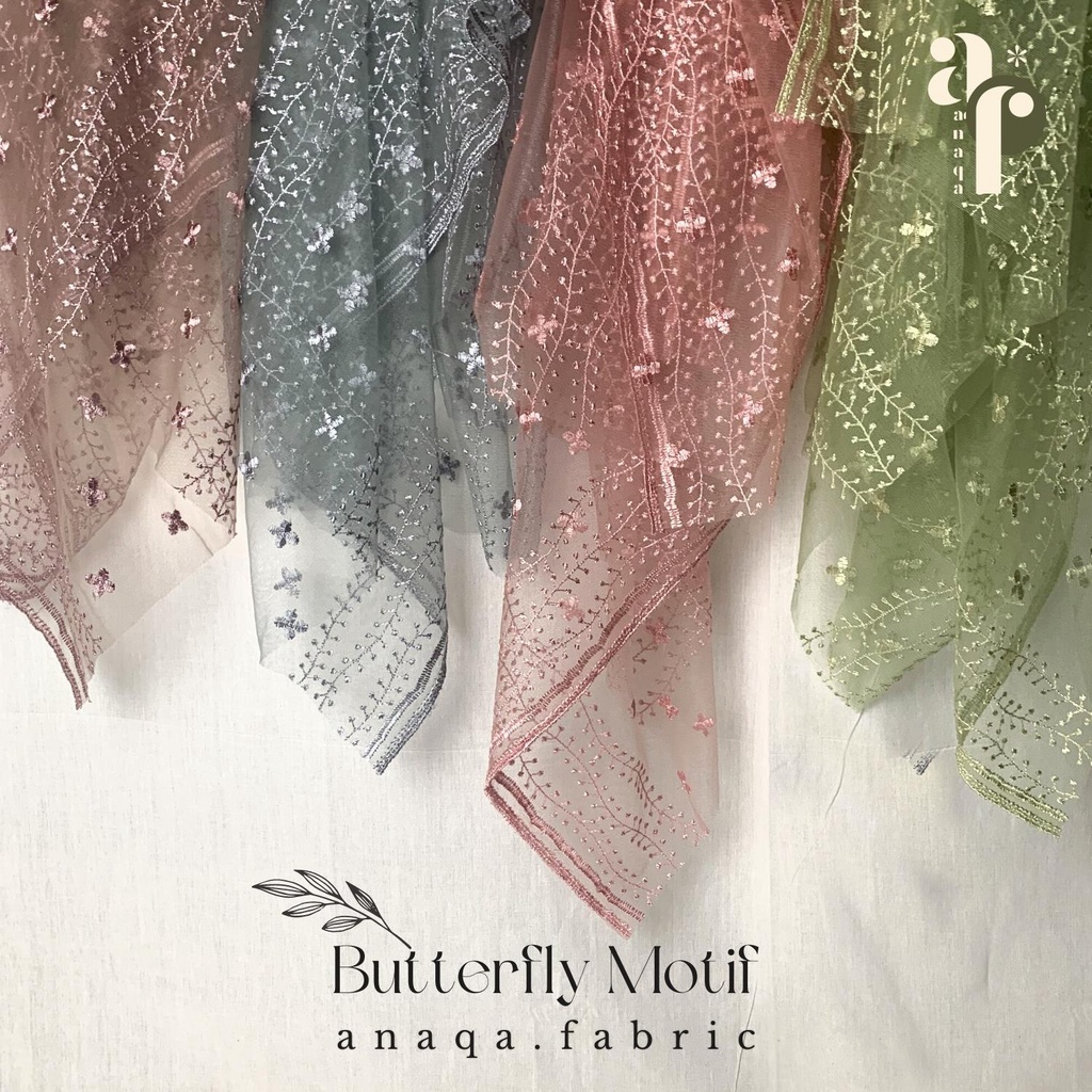 Jual ½ meter Kain Brukat PREMIUM // Brokat Tile Prancis bahan Kebaya ...