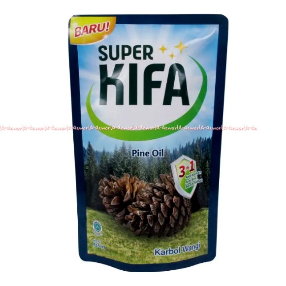 Jual Super Kifa Pine Oil 755ml Karbol Wangi Refill Pembersih Lantai ...