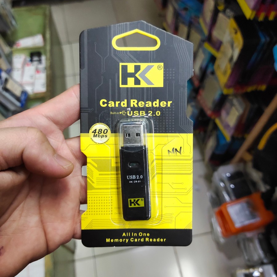 Jual CARD READER ALL IN 1 DAN MICRO SD HK / CARD READER USB 2.0 MANTUL ...