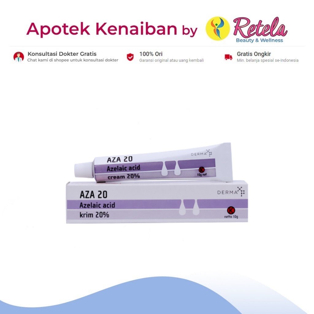 Jual AZA CREAM 10 GRAM TUBE | Shopee Indonesia