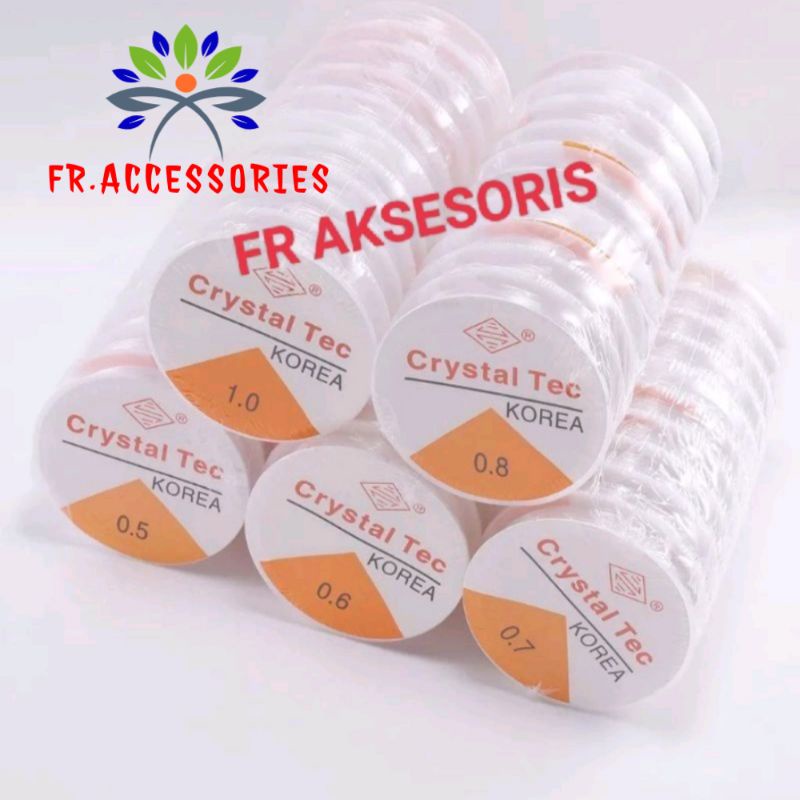 Jual TALI SENAR ELASTIS CRYSTAL TEC 06,07,08,1,0MM | Shopee Indonesia