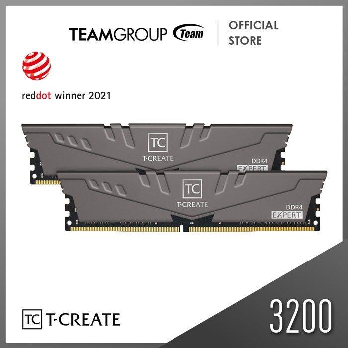 Jual TEAMGROUP MEMORY T-CREATE EXPERT DDR4 2x32GB 3200Mhz - GREY ...