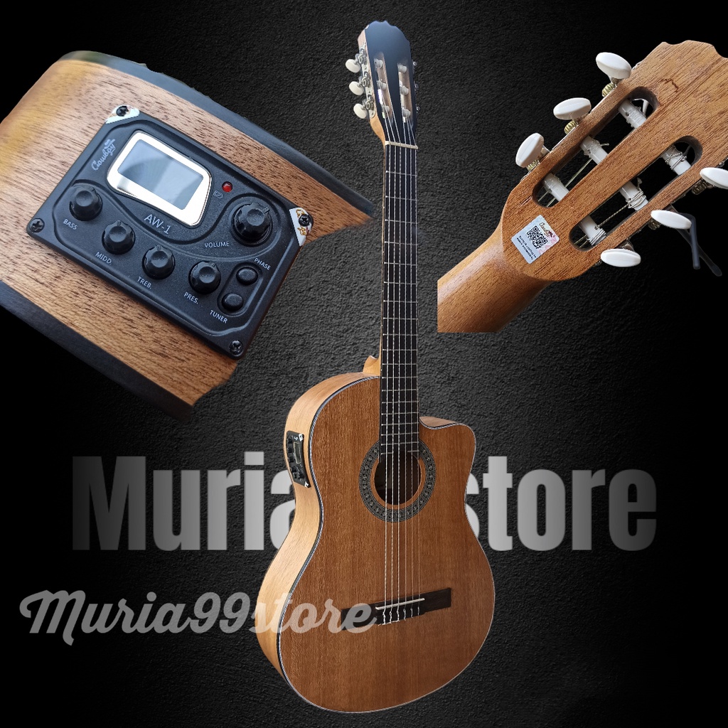 Jual Gitar Cowboy Klasik Cowboy Nilon CGC 100 NS Akustik Elektrik AW | Shopee Indonesia