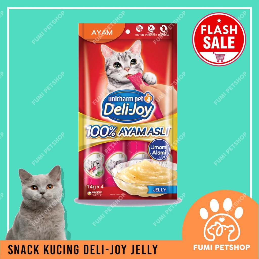 Jual SNACK KUCING PREMIUM DELI JOY CREAMY (4X14GR) | Shopee Indonesia