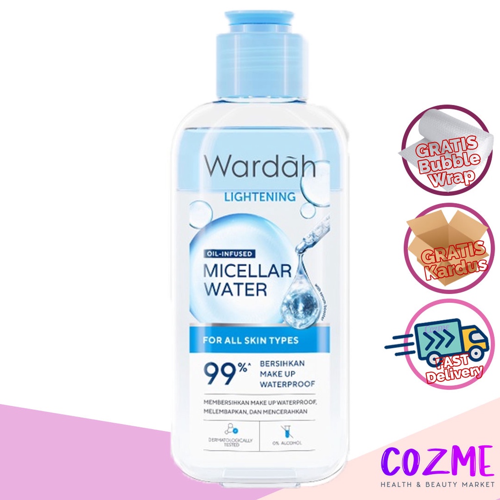 Jual WARDAH Lightening Oil-Infused Micellar Water | Shopee Indonesia