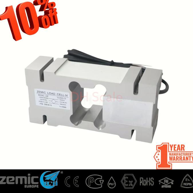 Jual Load Cell, Sensor Timbangan, Zemic L6F Cap 1 - 2 Ton | Shopee ...