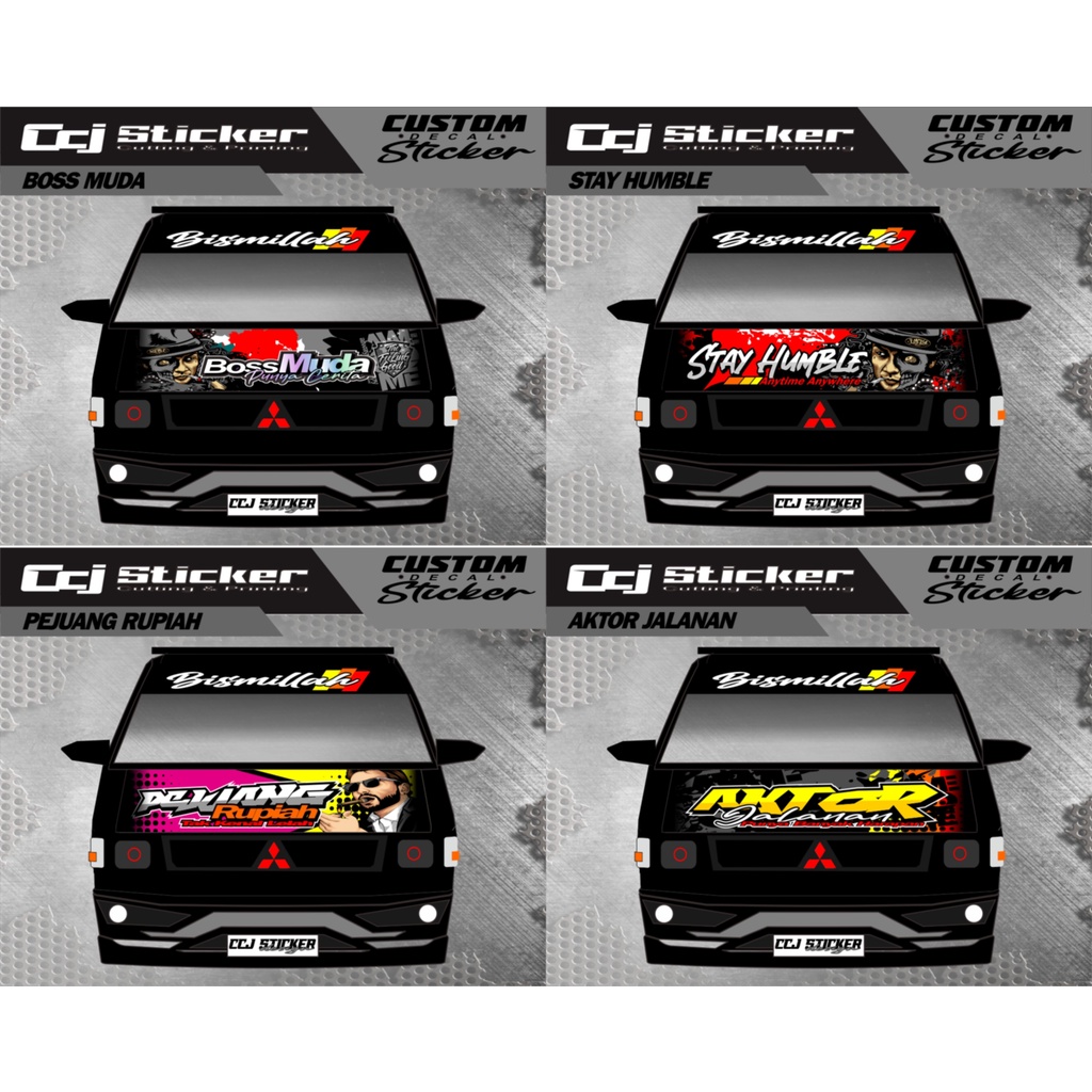 Jual Stiker decal kabin Pickup L300,T120ss/Futura,New Carry FREE ...