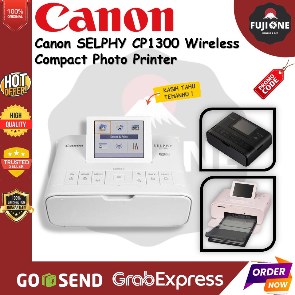 Jual Canon SELPHY CP1300 Wireless Compact Photo Printer | Shopee Indonesia