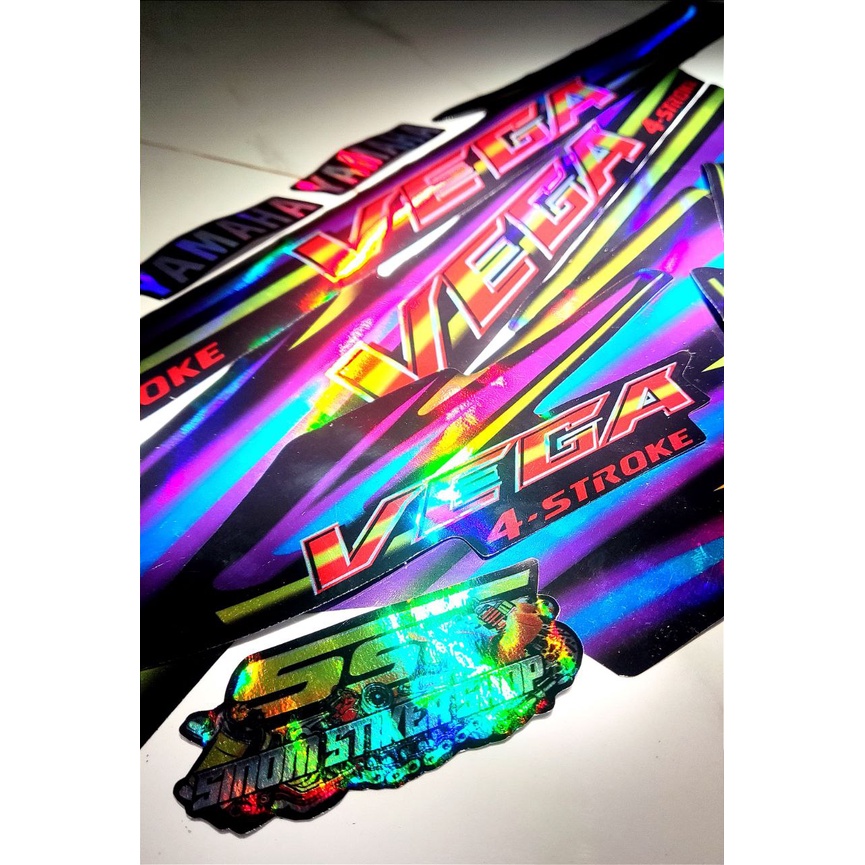 Jual Stiker Striping Standar Hologram Yamaha Vega Tahun 2000/Vega Lama ...