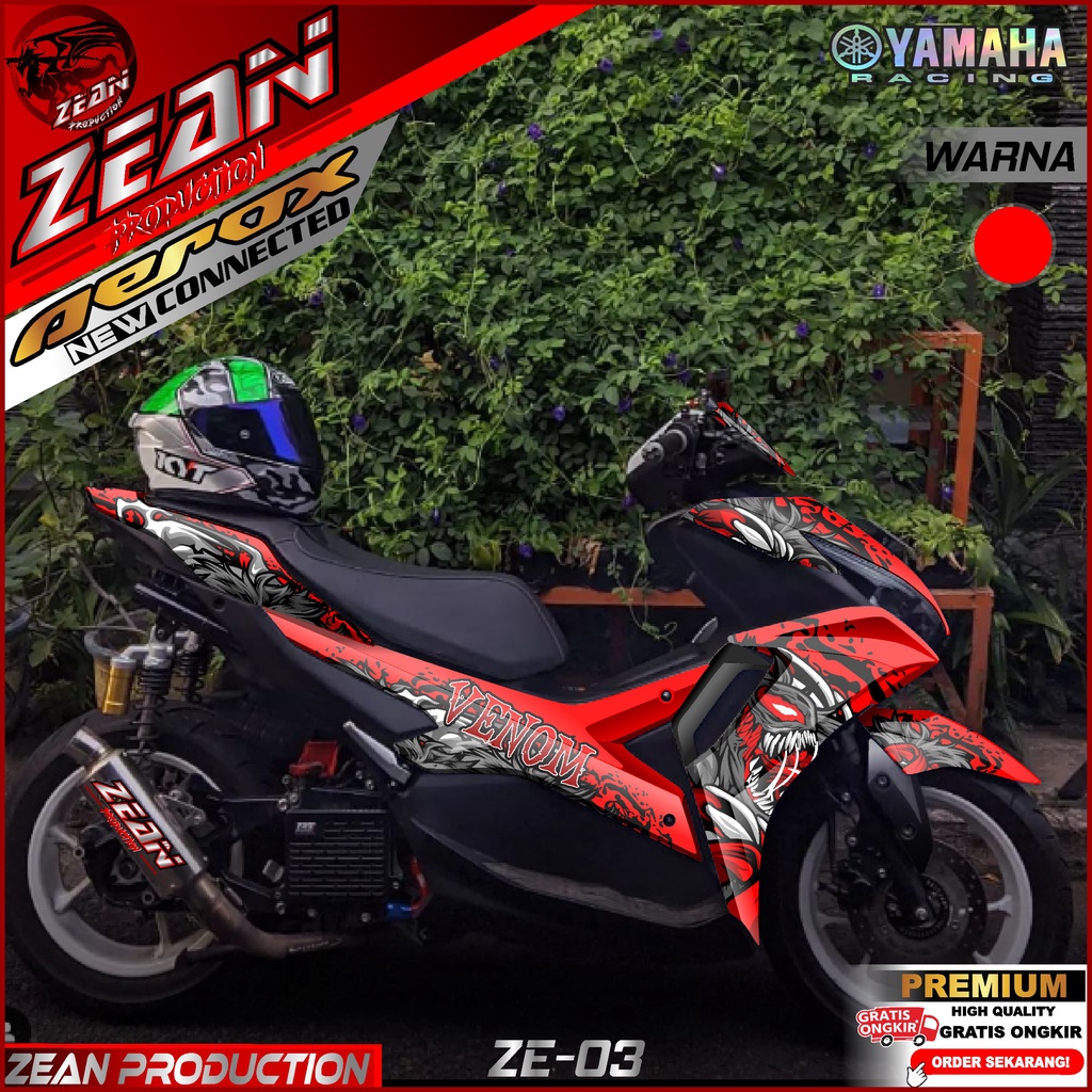 Jual (PROMO COD) TERBARU Decal Sticker All New Aerox 155 Connected 2020 ...
