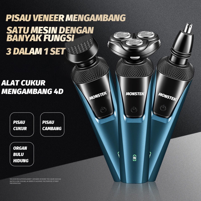 Jual Monstek Alat Cukur Elektrik /shaver listrik pencukur kumis jenggot ...