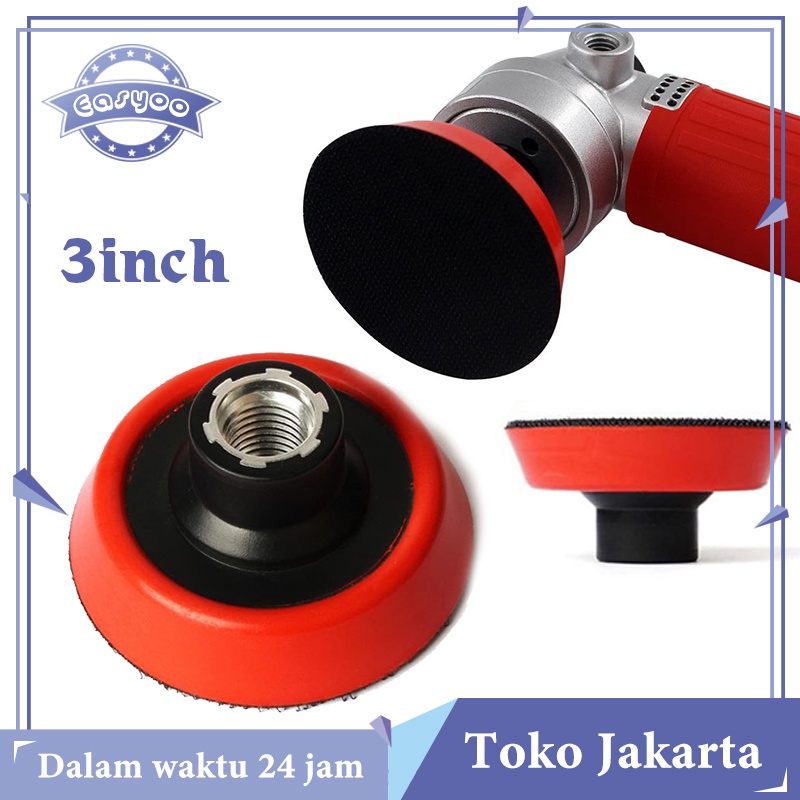 Jual M14 3 Inch Backing Plate Rotary Bulat Sanding Disc Rotary For ...