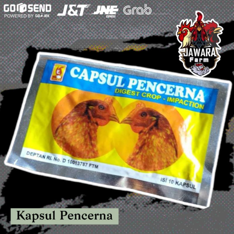 Jual KAPSUL PENCERNA Tembolok Ayam 10 Kapsul EKA FARMA | Shopee Indonesia