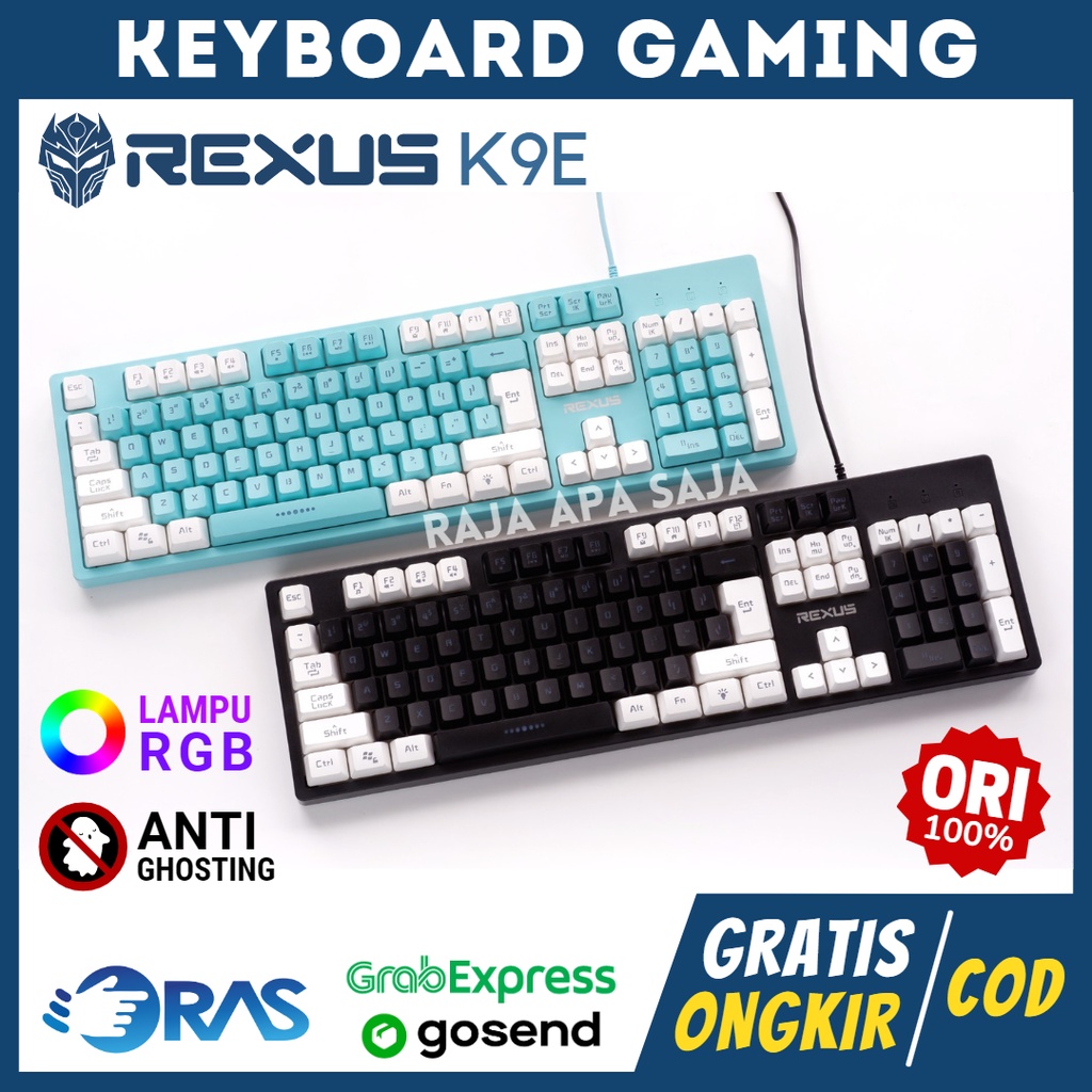 Jual Keyboard Gaming Rexus RGB Untuk PC Laptop Komputer Kabel USB ...