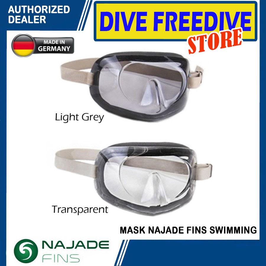 Jual Mask Najade Fins Swimming Competition Masker Kompetisi Kacamata ...