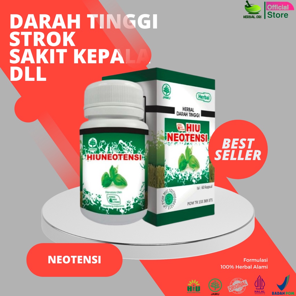 Jual Neotensi 60kp obat herbal darah tinggi hipertensi | Shopee Indonesia
