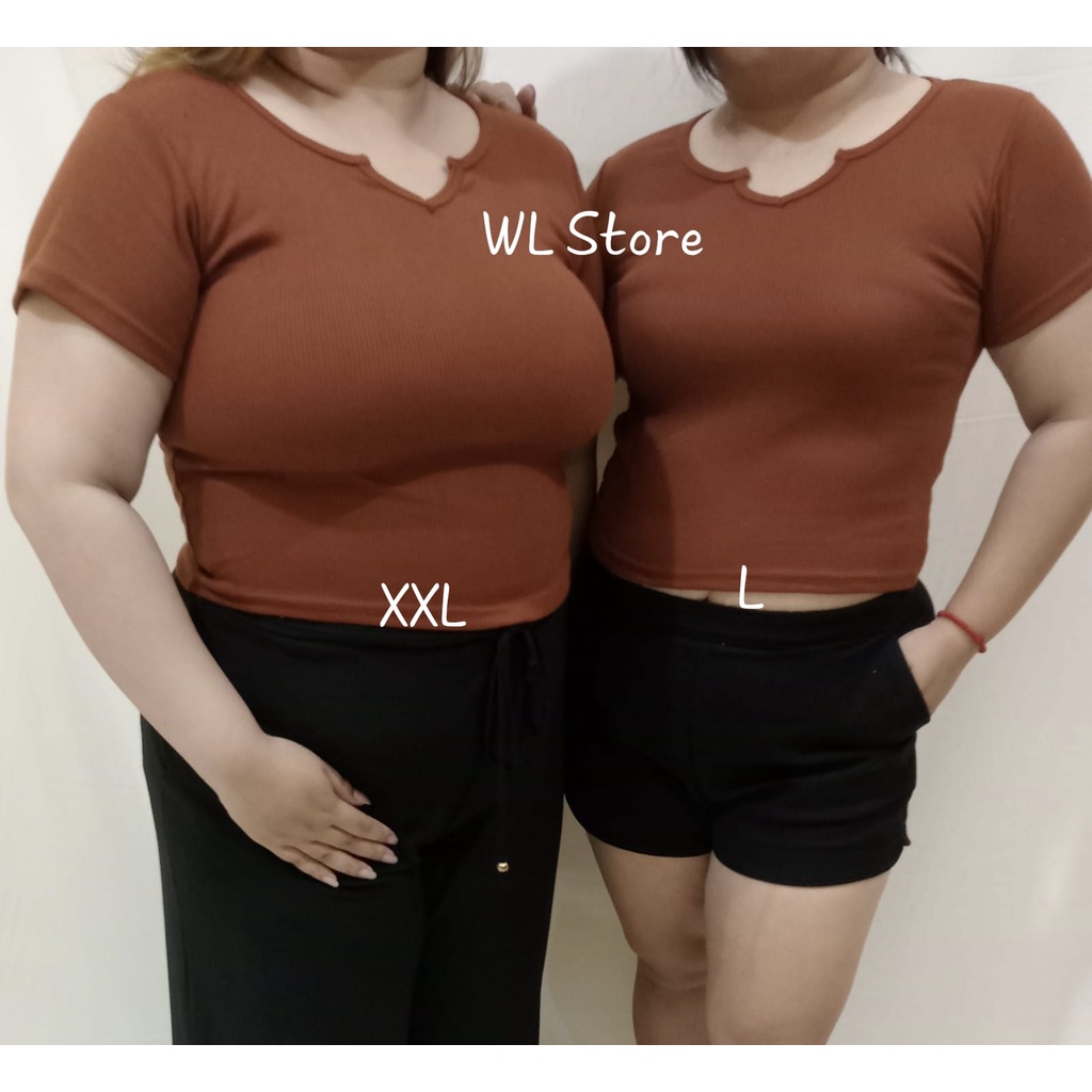 Jual WL STORE / CROP TOP JUMBO / BAJU CROP / KAOS WANITA / KAOS CROP ...