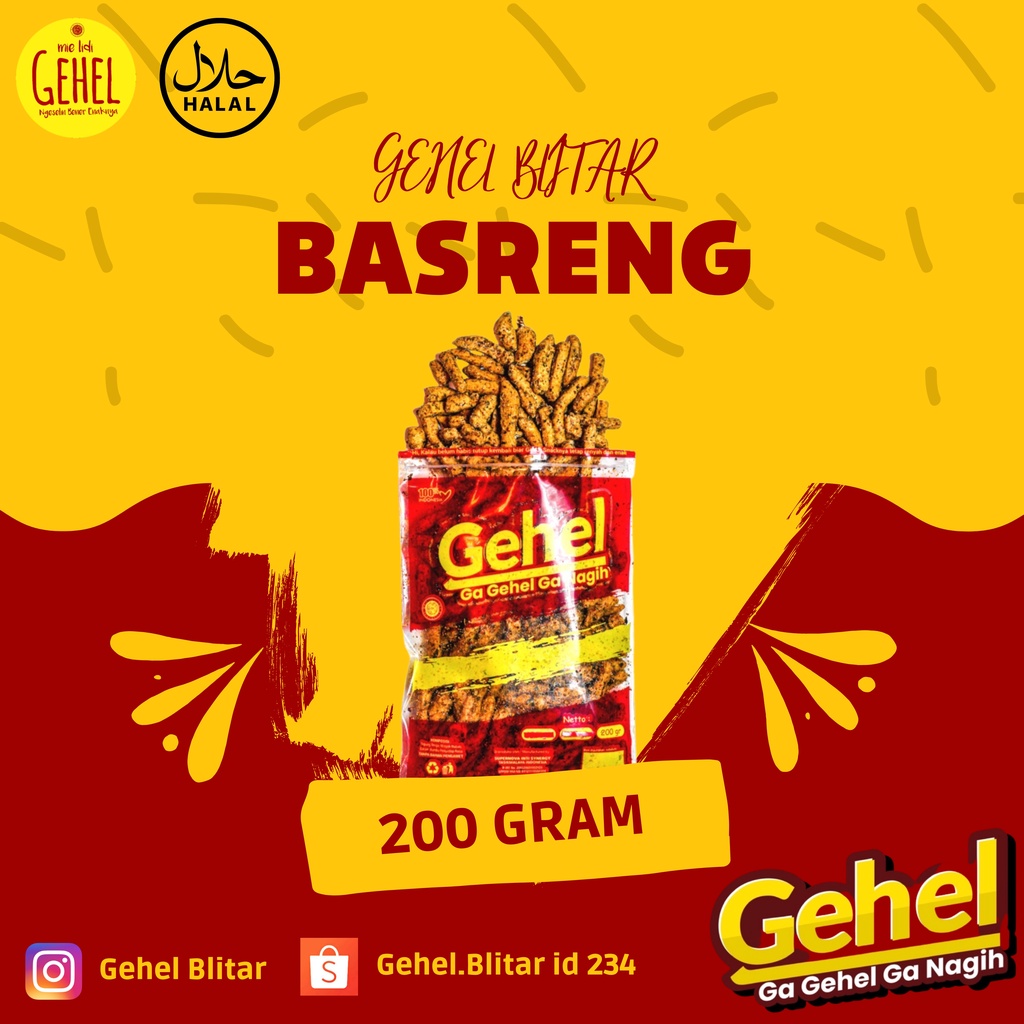Jual BASRENG GEHEL 200 GRAM | Shopee Indonesia