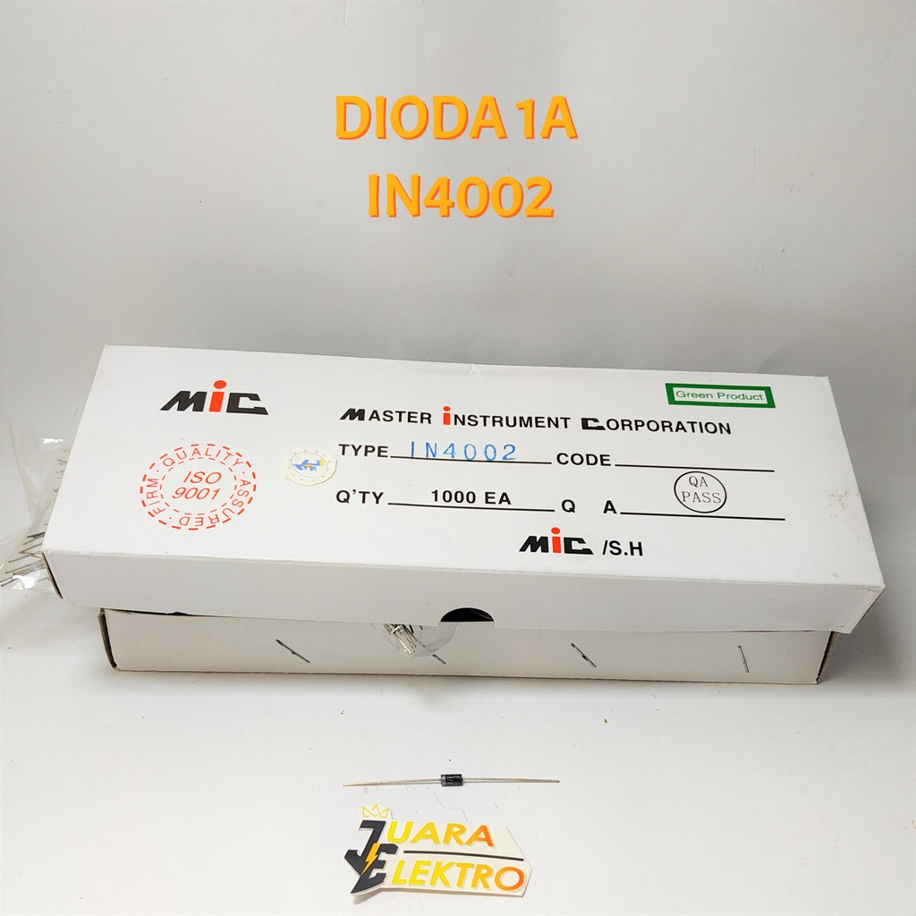 Jual (10 PCS) DIODA 1A IN4002 | Dioda 1 Ampere IN 4002 | Shopee Indonesia