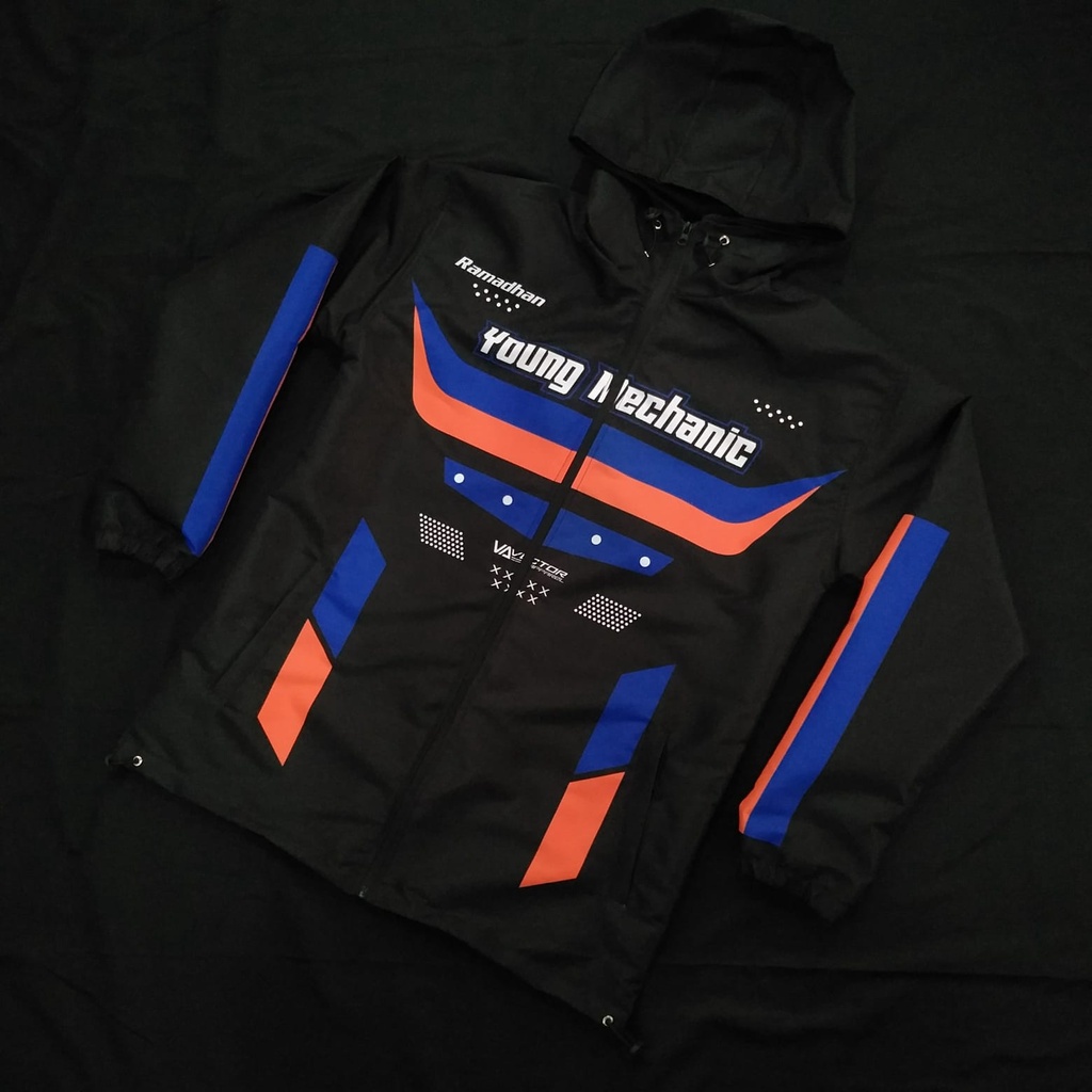Jual JAKET RACING FULL PRINTING CUSTOM DESAIN JR14 | Shopee Indonesia