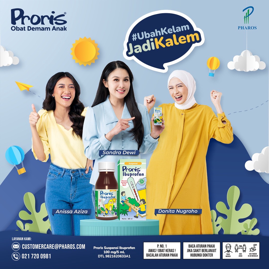 Jual Proris Suspensi 60 mL Rasa Jeruk - Obat Penurun Demam Anak ...