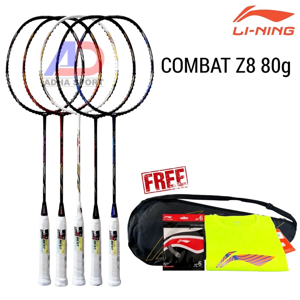 Jual Lining Combat Z8 80g / 80 grams Original Raket Badminton ...