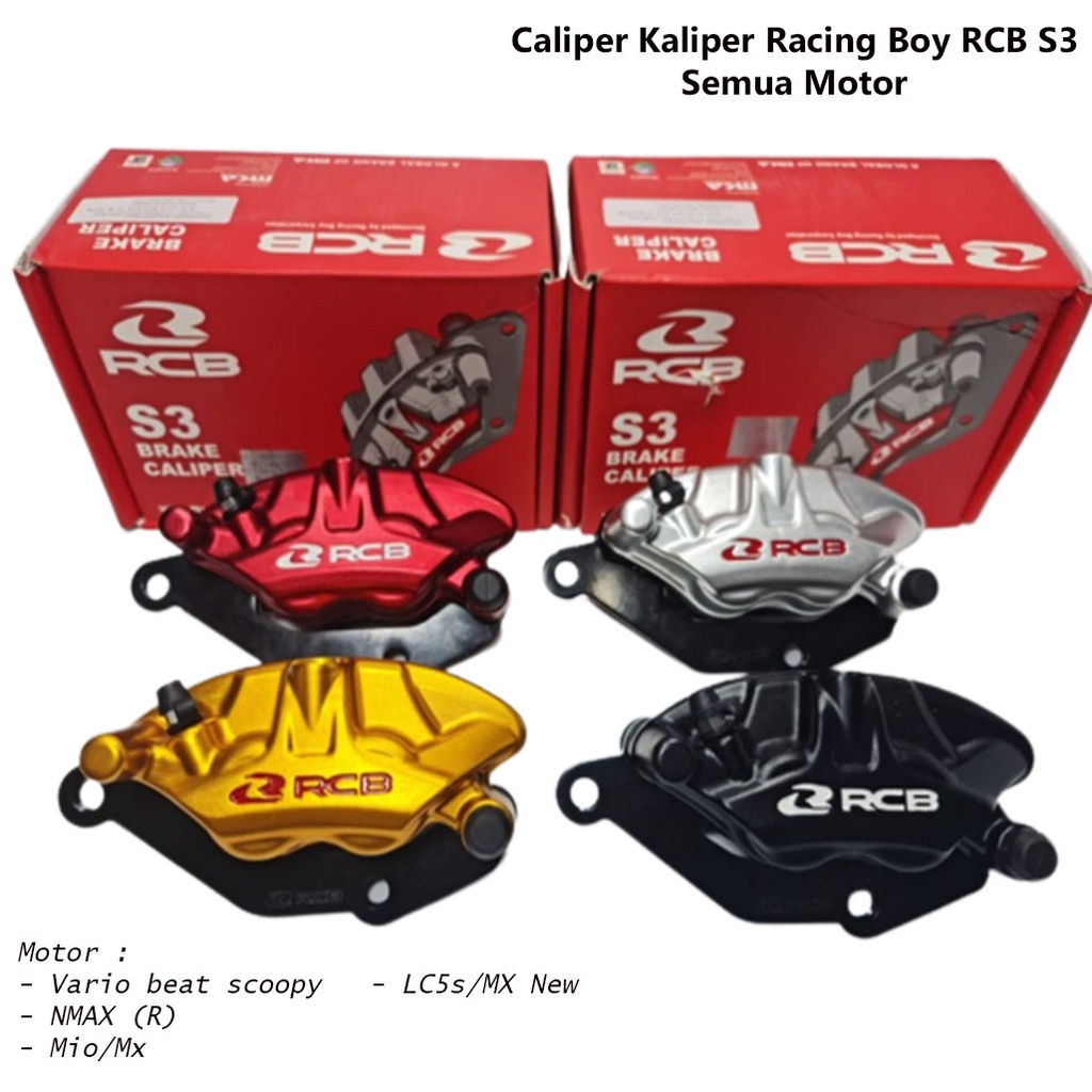 Jual Caliper Kaliper RCB S3 Mio Mx Nmax belakang | Shopee Indonesia