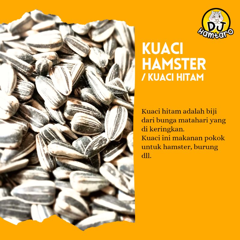 Jual MAKANAN HAMSTER KUACI HITAM 200GR | Shopee Indonesia