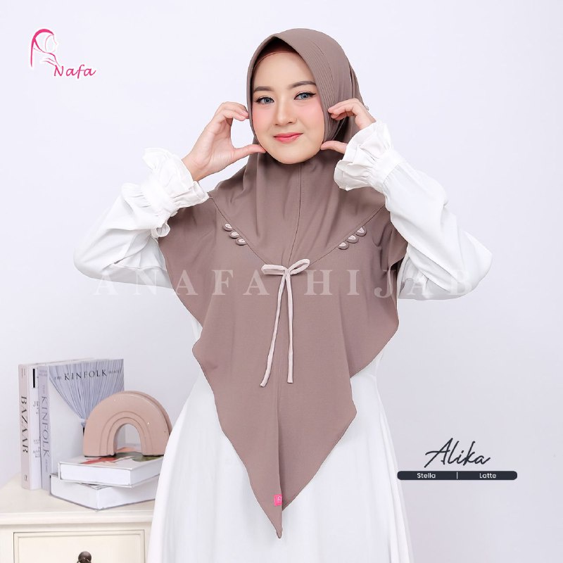 Jual BERGO ALIKA anafa hijab jilbab kerudung instant panjang syar'i ...