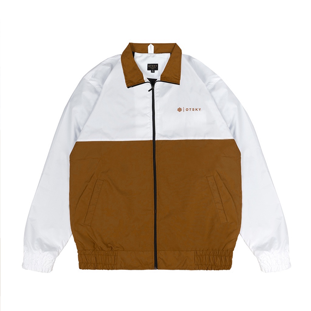 Jual Otsky Jacket Pria Track Suit Whiteki | Shopee Indonesia