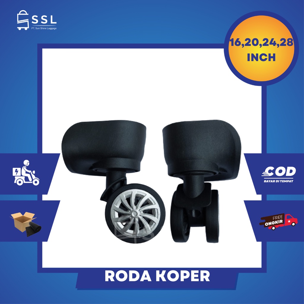 Jual Roda Koper 1 Set/Roda Koper Fiber/4 pcs roda koper/Roda Koper ...