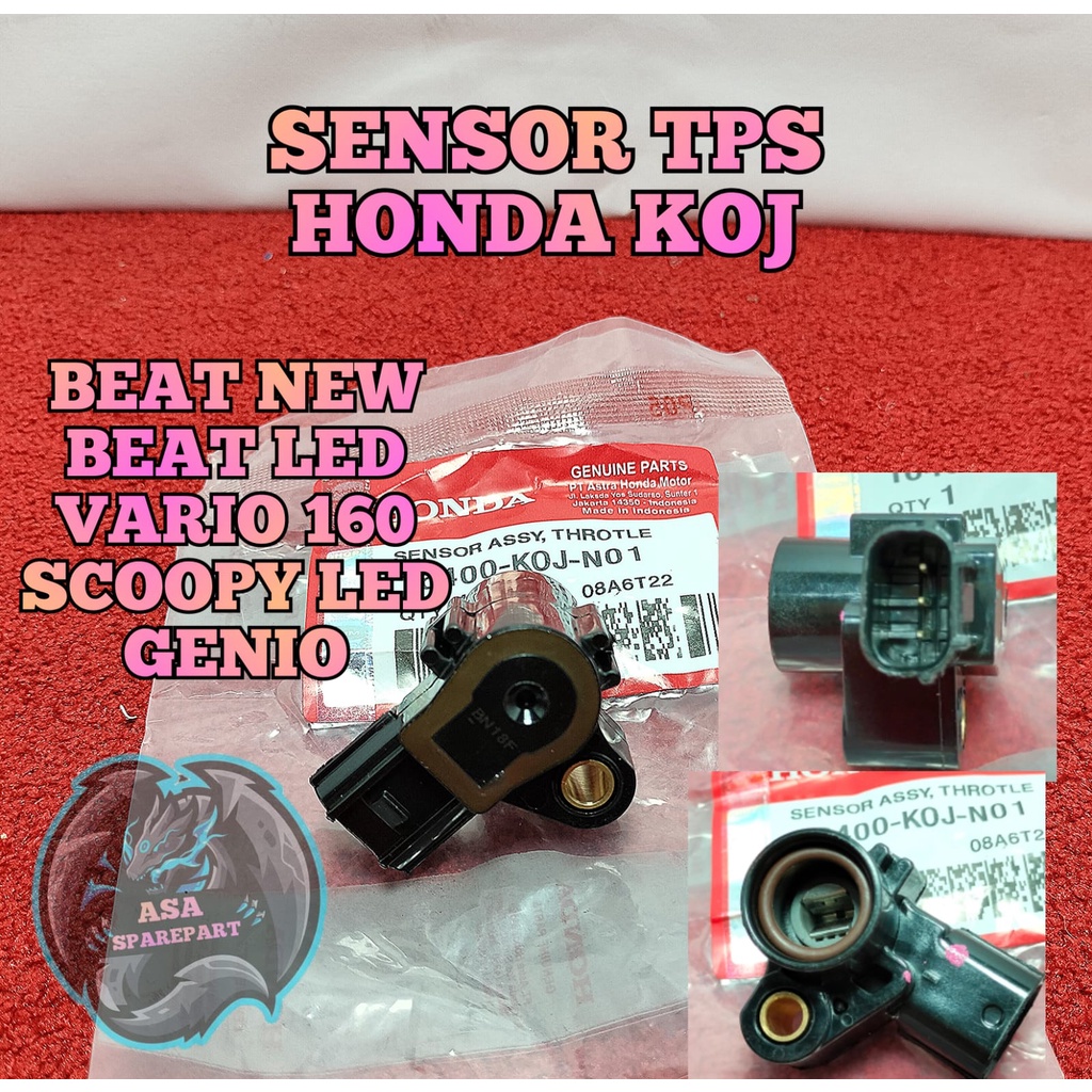 Jual SENSOR BODY TPS ASLI ORIGINAL HONDA AHM KOJ BEAT DELUXE , BEAT ...