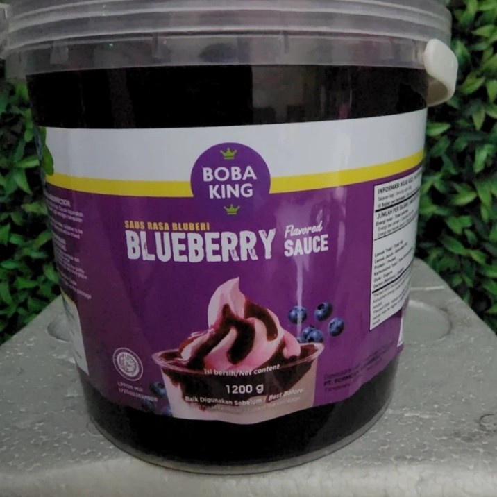 Jual Boba King Blueberry Jam Sauce Bobba King Saus Selai Buah Rasa ...