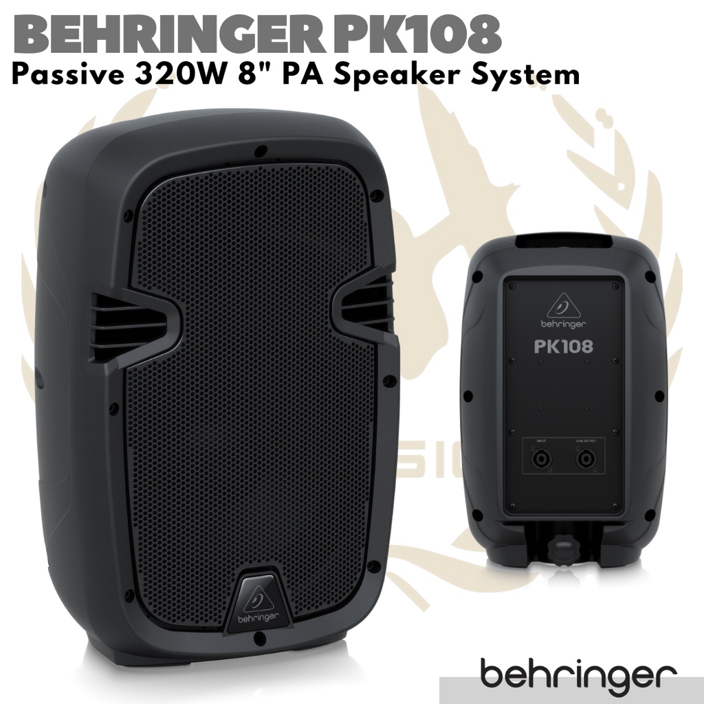 Jual Behringer PK108 Passive 320W 8" PA Speaker System | Spiker Pasif ...