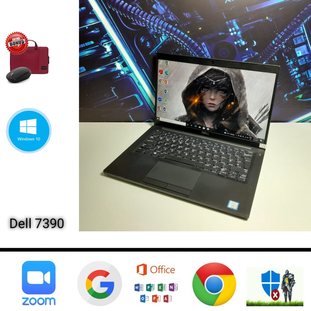 Jual Laptop Dell 7390 Core i5 Gen 7 Ram 8GB SSD 256GB Backlight Windows ...