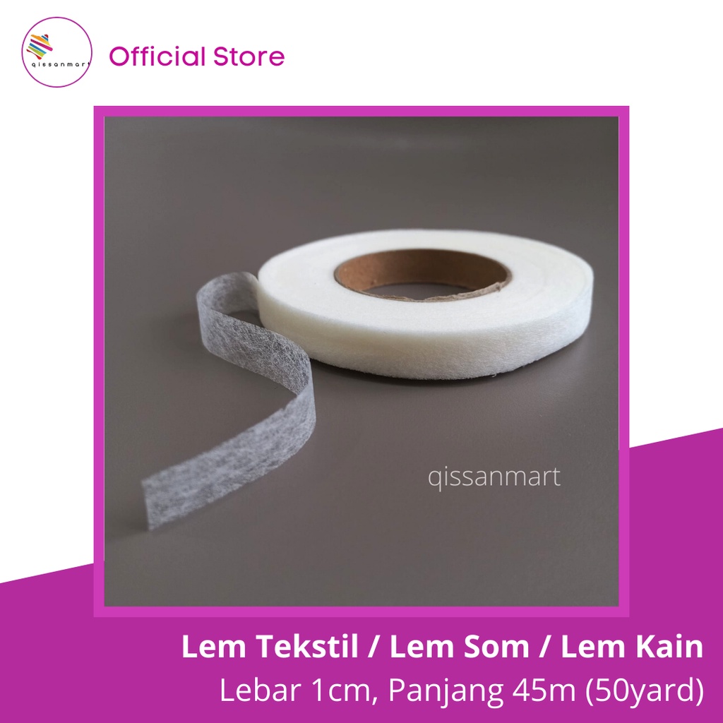 Jual Lem Tekstil, Lem Som, Perekat Kain Bolak Balik, Lem Kain 2 Sisi ...